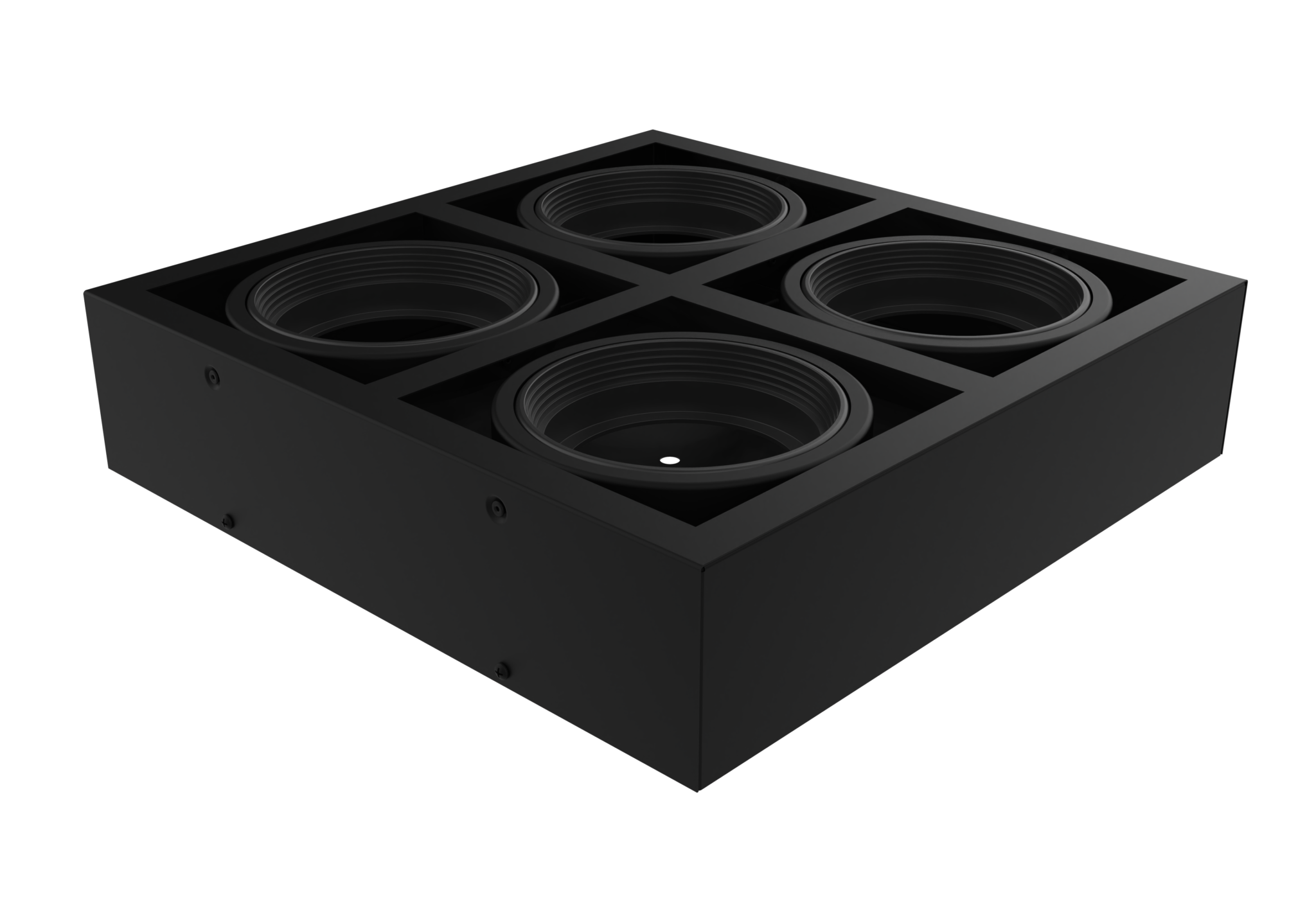 BOX – 4 Luces Cuadrado – SPOTSLINE